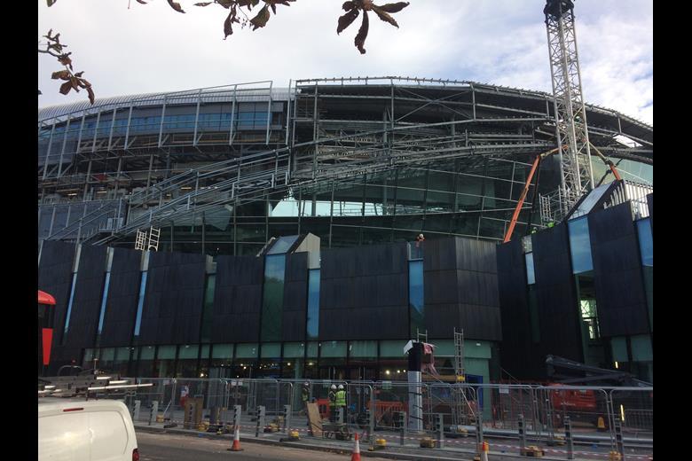 In pictures: How Spurs' stadium now looks, 10 weeks after delay first ...
